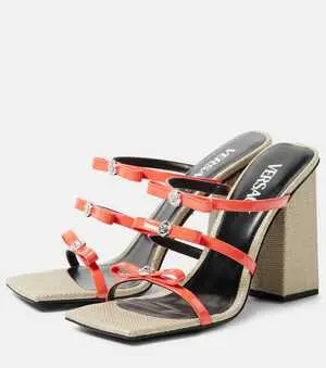 Versace Ribbon 95 Leather Sandals
