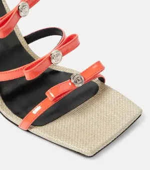 Versace Ribbon 95 Leather Sandals
