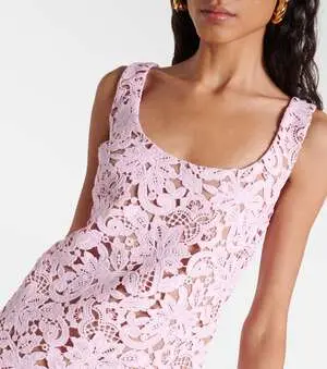 SELF-PORTRAIT Floral Lace Mini Dress
