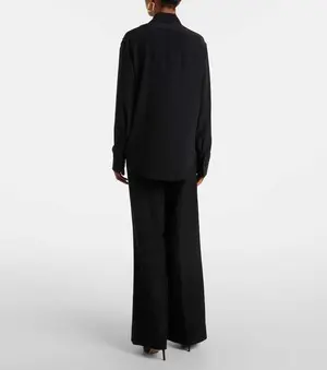 Victoria Beckham Ruffled Silk Blouse