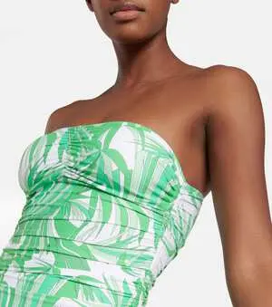 Melissa Odabash Sydney Strapless Swimsuit - Green