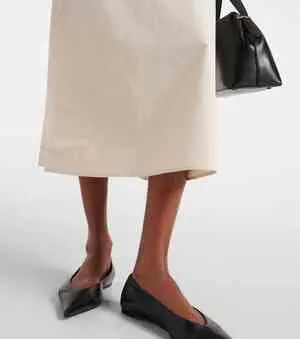 TOTEME Cotton Midi Skirt - Neutrals