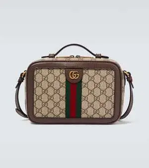 Gucci Ophidia Small Shoulder Bag - Beige