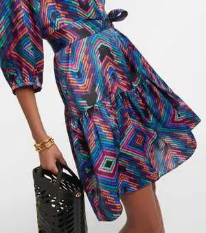 ERES Nightclub Printed Minidress