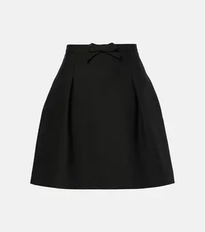 Valentino Garavani Crepe Couture Miniskirt