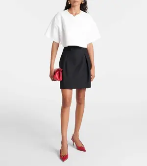 Valentino Garavani Crepe Couture Miniskirt