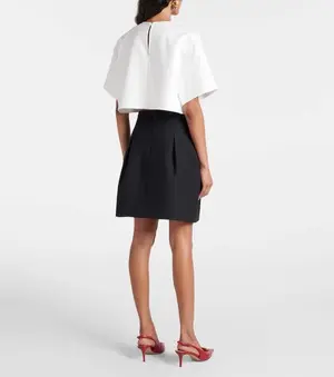 Valentino Garavani Crepe Couture Miniskirt