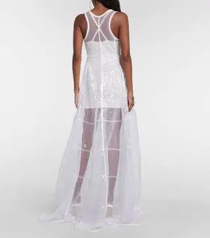 Jacquemus La Robe Dentelle" Embellished Gown