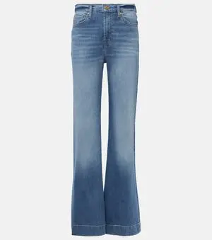7 For All Mankind Modern Dojo High-rise Flared Jeans