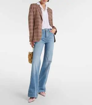 7 For All Mankind Modern Dojo High-rise Flared Jeans