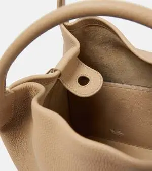 Loro Piana Bale Large Leather Tote - Beige