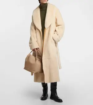 Loro Piana Bale Large Leather Tote - Beige