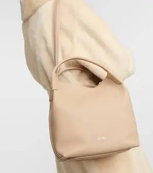 Loro Piana Bale Large Leather Tote - Beige