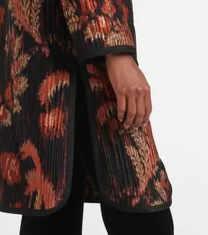 Etro Floral Print Coat - Multicoloured