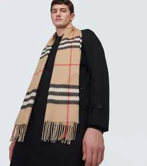 Burberry Cashmere Scarf - Beige