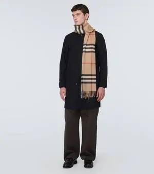 Burberry Cashmere Scarf - Beige