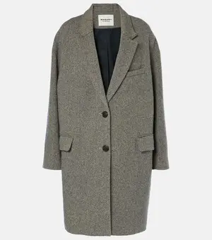 MARANT ETOILE Limizag Wool-blend Coat