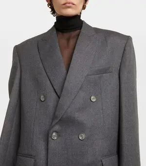 Wardrobe.NYC Double-breasted Wool Blazer