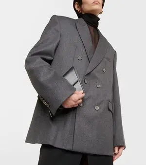Wardrobe.NYC Double-breasted Wool Blazer
