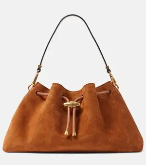 JIMMY CHOO Suede Bucket Bag