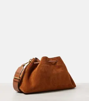 JIMMY CHOO Suede Bucket Bag