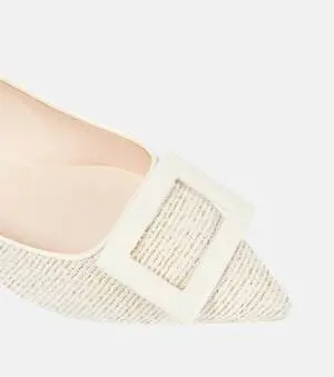 ROGER VIVIER Gommettine Pointed Toe Ballet Flats
