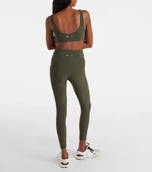 The Upside Peached Daisy Logo Sports Bra