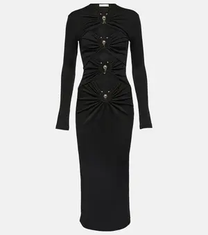 Christopher Esber Orbit Jersey Midi Dress