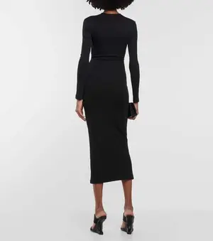 Christopher Esber Orbit Jersey Midi Dress