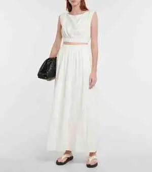 SIR. Linen Crop Top