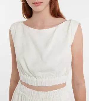 SIR. Linen Crop Top