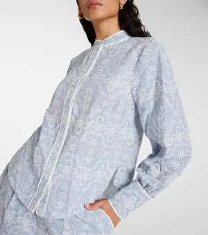 Veronica Beard Thorp Cotton Blouse