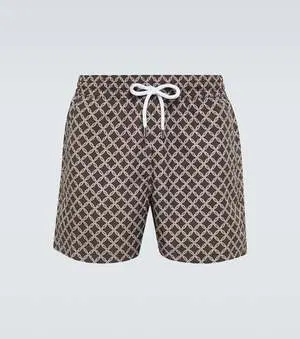 Frescobol Carioca Trelica Swim Trunks - Brown