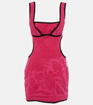 Marine Serre Gathered Cocktail Dresses