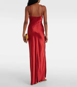 Staud Cadence Beaded Gown