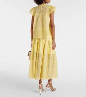 Ulla Johnson Kassi Cotton Voile Top