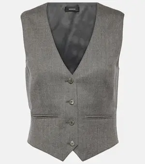 Wardrobe.NYC Single-breasted Vest - Black