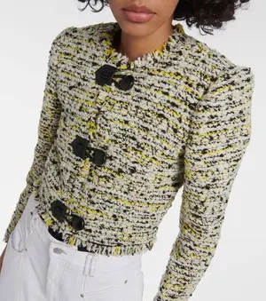 Isabel Marant Gradilia Cropped Wool-blend Jacket