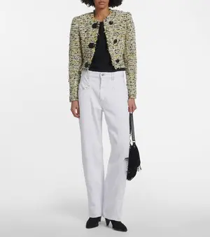 Isabel Marant Gradilia Cropped Wool-blend Jacket