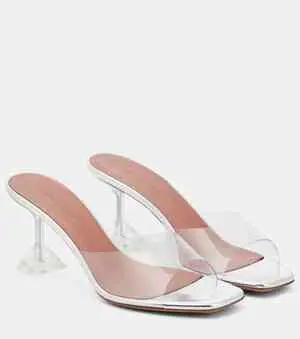 Amina Muaddi Lupita Mules - White