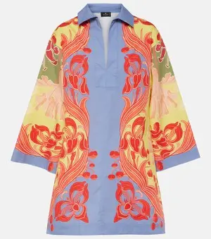 Etro Printed Cotton-blend Shirt
