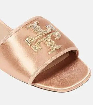 Tory Burch Crystal-embellished Slides