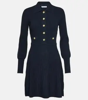 Veronica Beard Lauper Puff-sleeve Sweater Dress