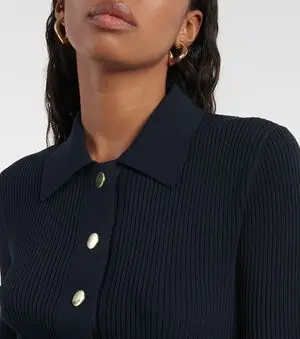 Veronica Beard Lauper Puff-sleeve Sweater Dress