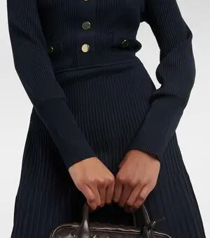 Veronica Beard Lauper Puff-sleeve Sweater Dress