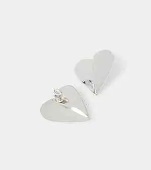 Alaïa Le Coeur Earrings - Silver