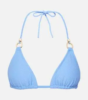 Heidi Klein Ocean Tide Bikini Top - Blue
