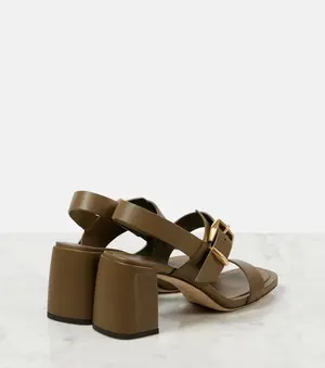 JIMMY CHOO Hawke 70 Leather Sandals