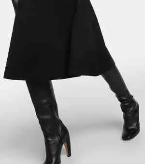 JOSEPH Turtleneck Silk-blend Midi Dress