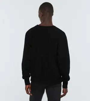 LES TIEN Cotton Fleece Sweatshirt